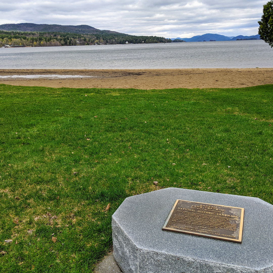Stop 9 Radeau Warship: Lake George Colonial Wars Walking Tour